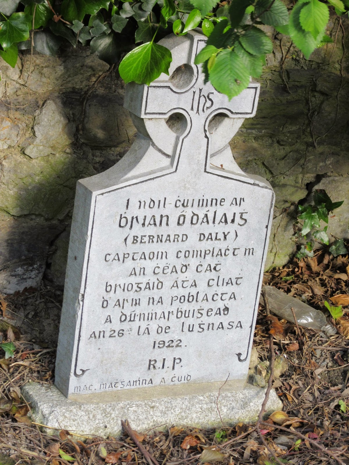 Rónán Gearóid Ó Domhnaill: Irish Civil War Grave, North County Dublin