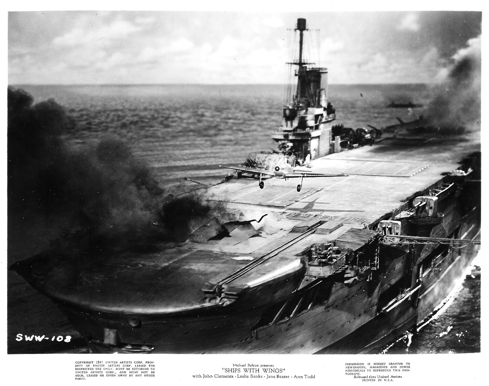 model ships in the cinema: Ships With Wings 1941