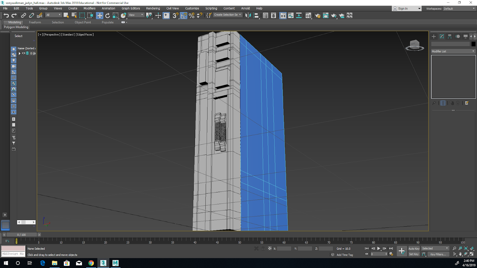 Jadyn H. 3D Modeling and Animation II