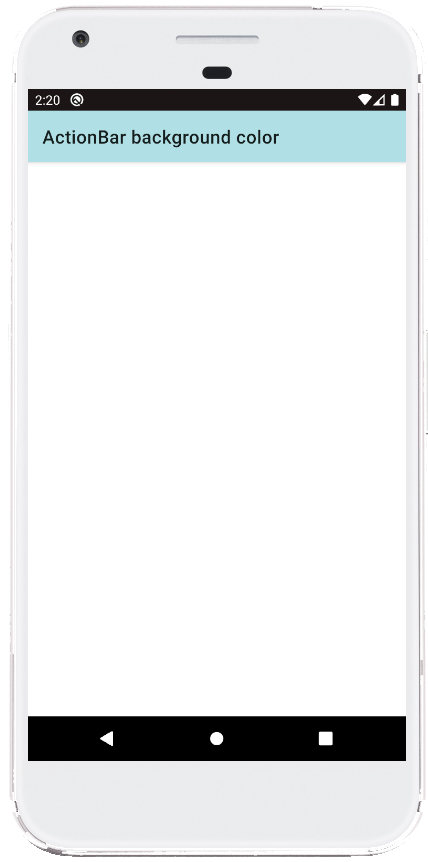 Android Kotlin Actionbar Background Color Programmatically
