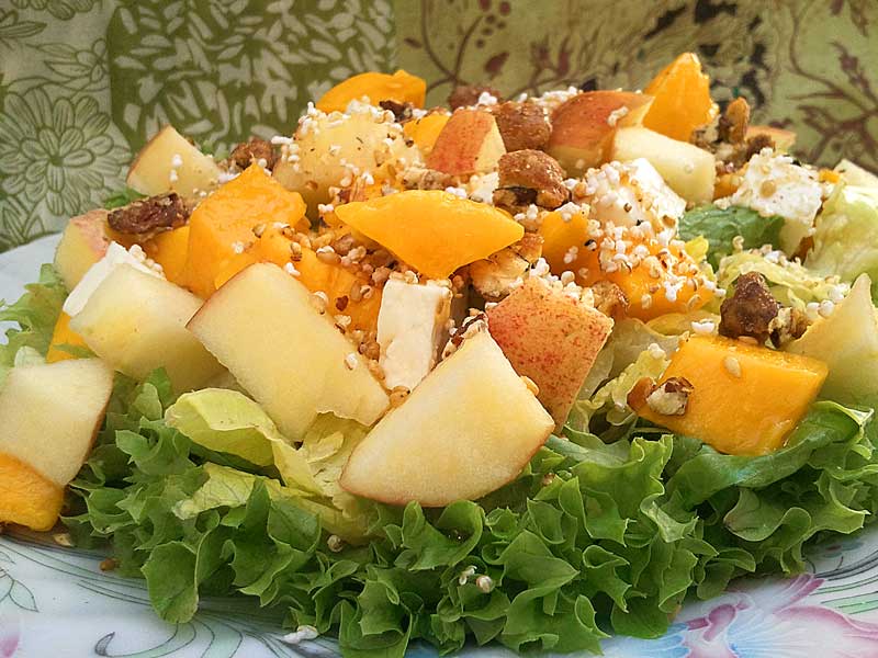 Recetas fáciles y deliciosas: Ensalada de manzana y mango