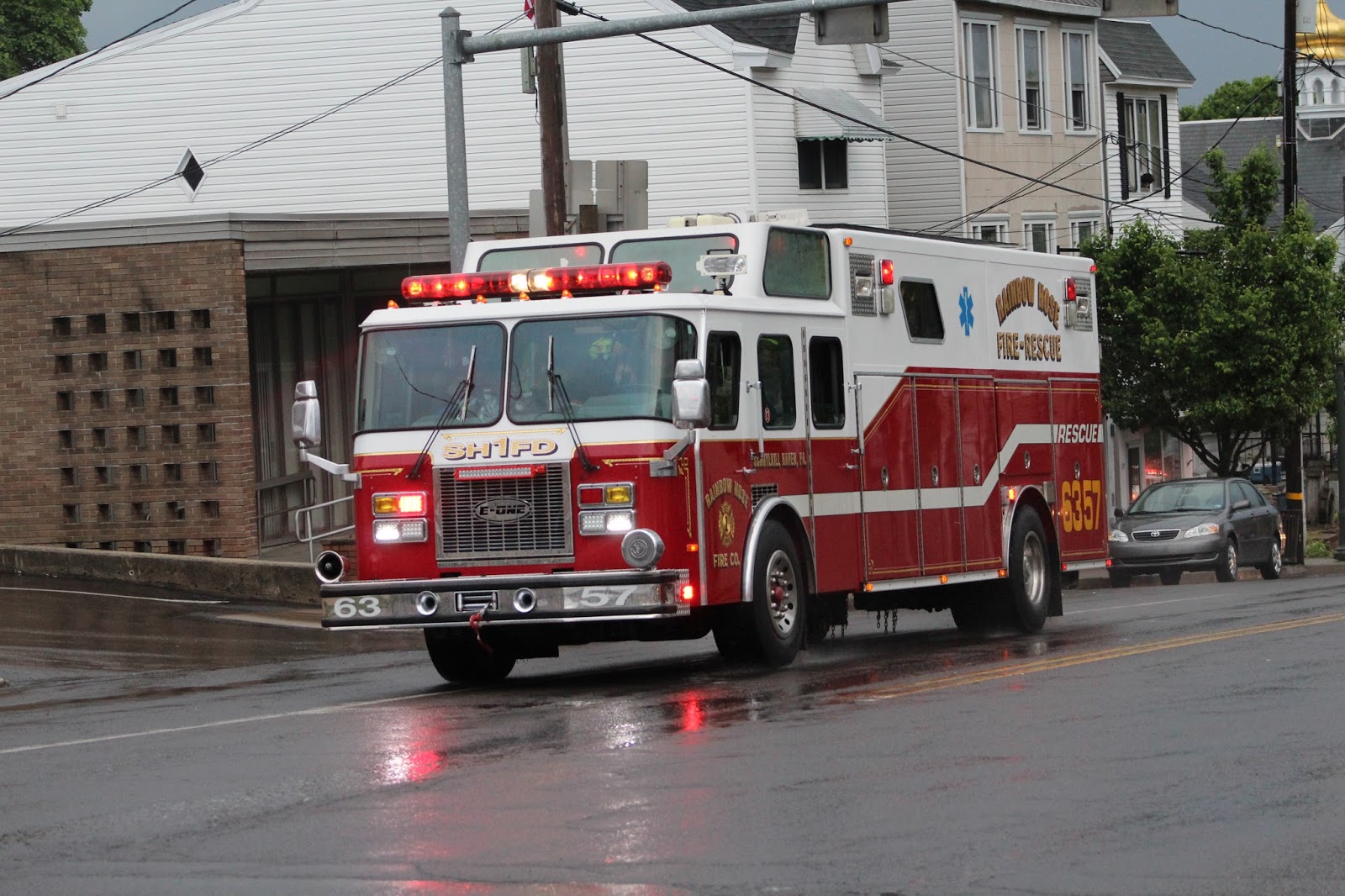 Friendship Fire Company Kicks Off Block Party with Fire Truck Parade