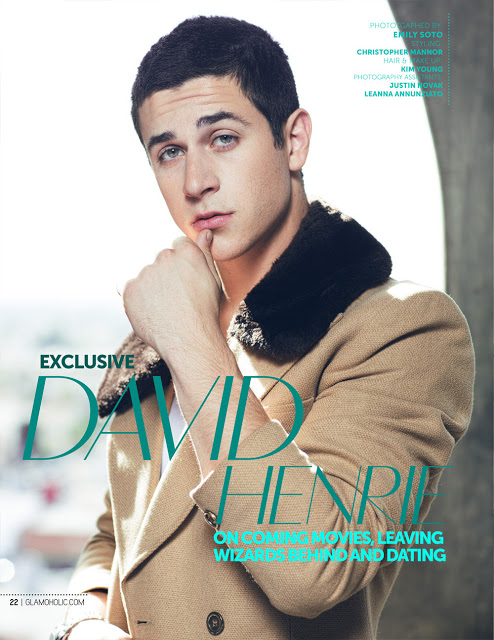 VJBrendan.com: 'Glamoholic' Cover Boy: David Henrie