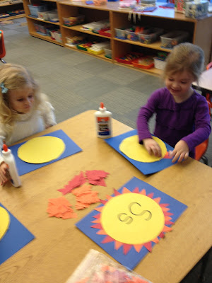 Ms. Parker & Ms. Shamaine's Prekindergarten Class: S is for Sun!!