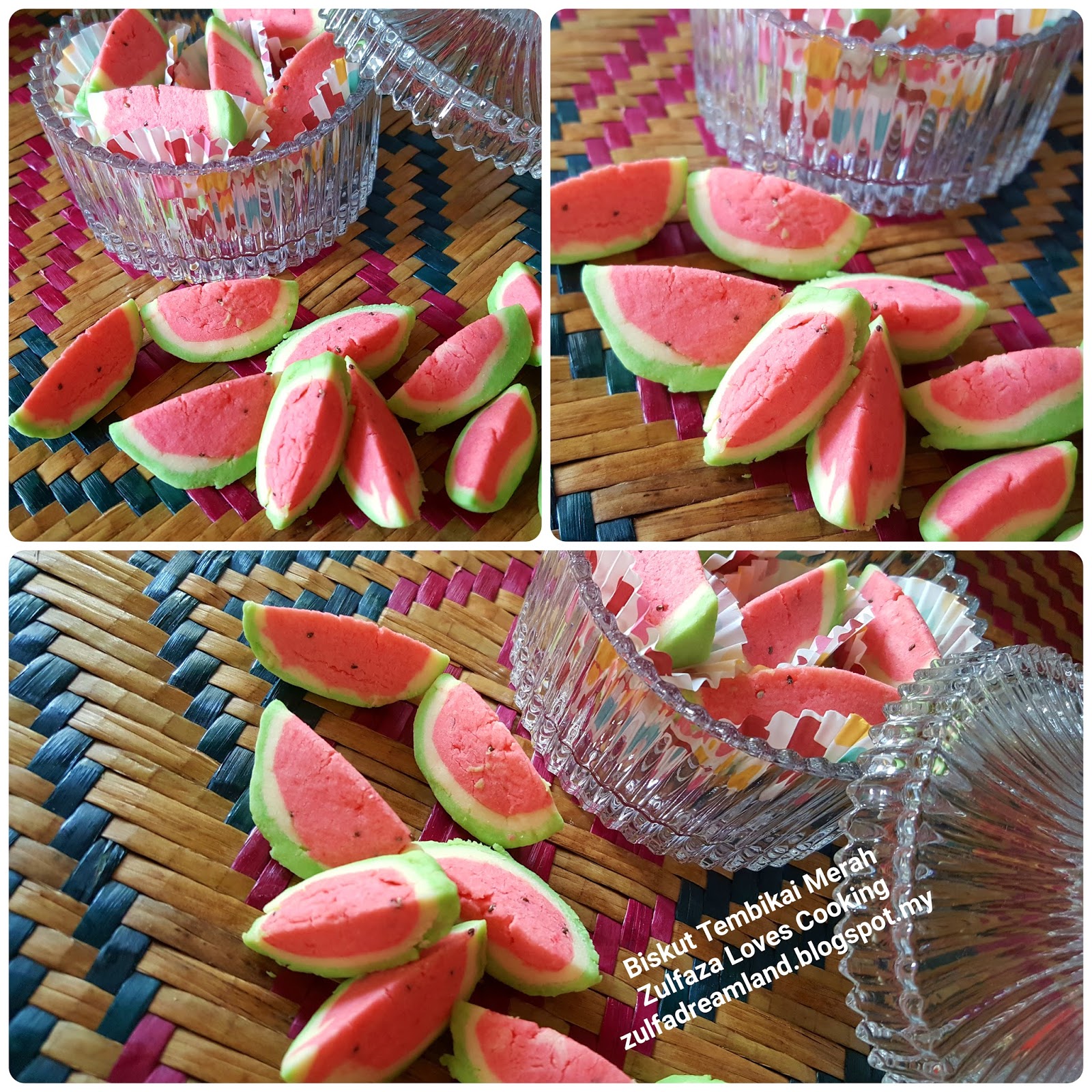 ZULFAZA LOVES COOKING: BISKUT TEMBIKAI MERAH