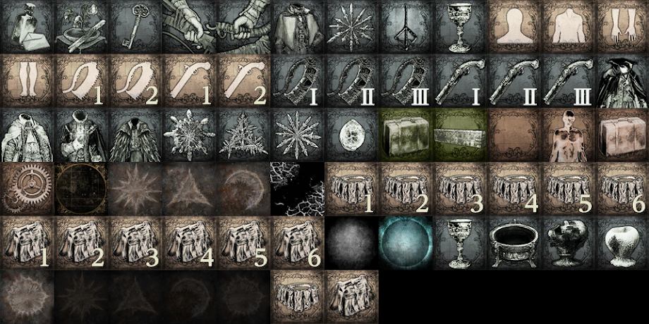 Menu Icons | Bloodborne Wiki