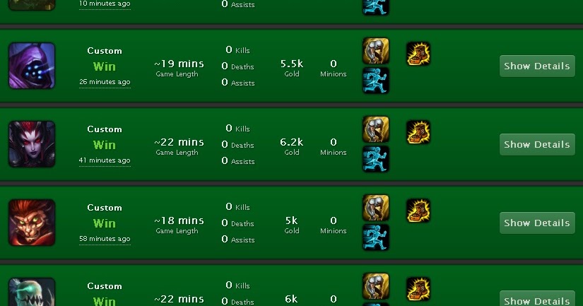 League of Legends Bots: Auto leveling bot / ref's