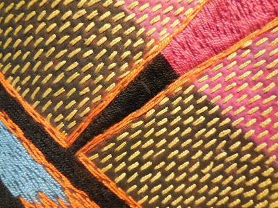 Art With a Needle: Quilt National 7 -- hand stitching