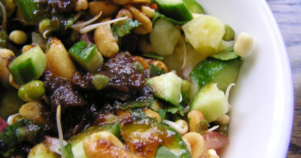 The Melting Pot: Sprouted Green Mung Beans Chaat