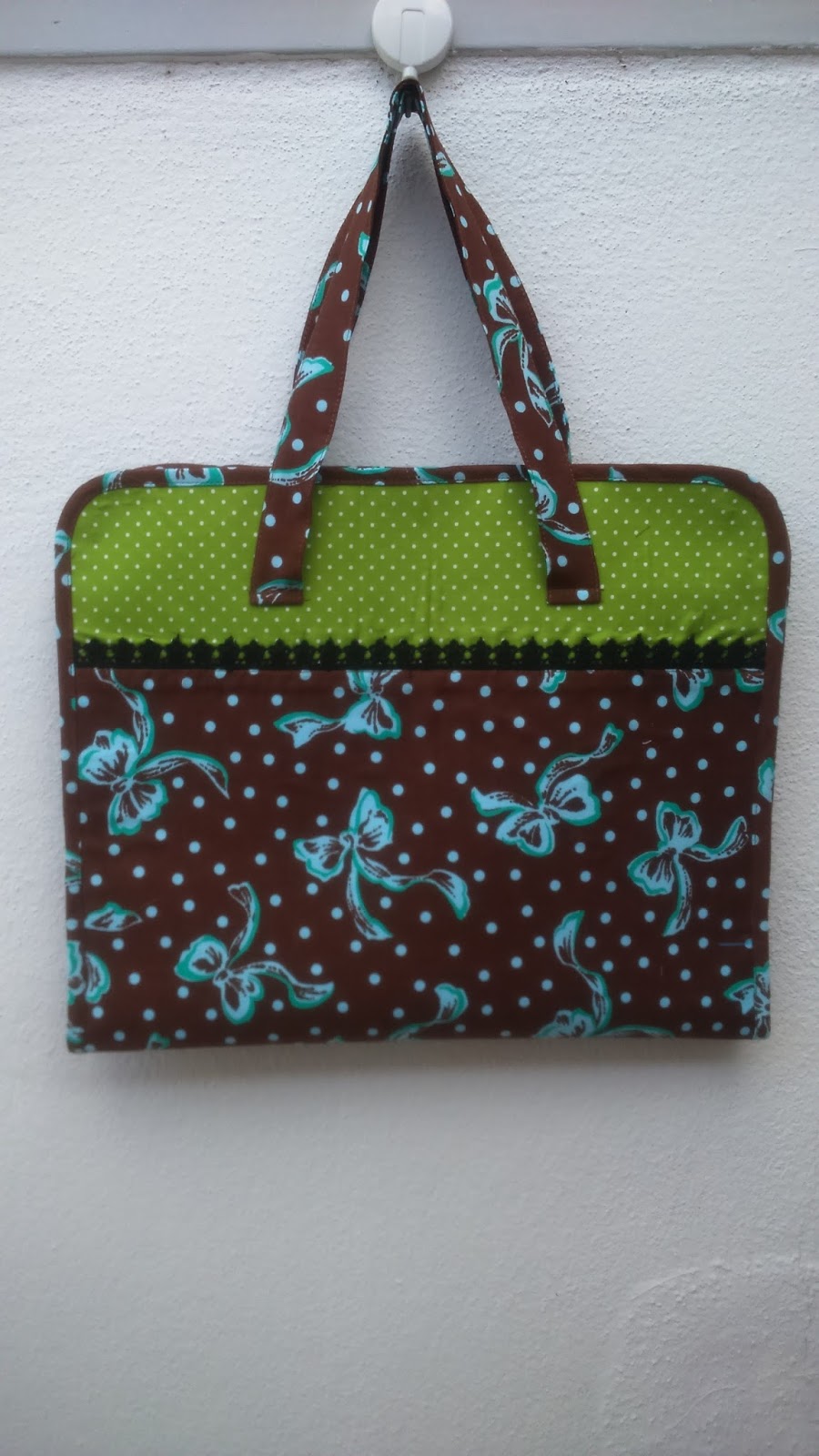 Jahitan Atie: Design Beg Sejadah 2 in 1