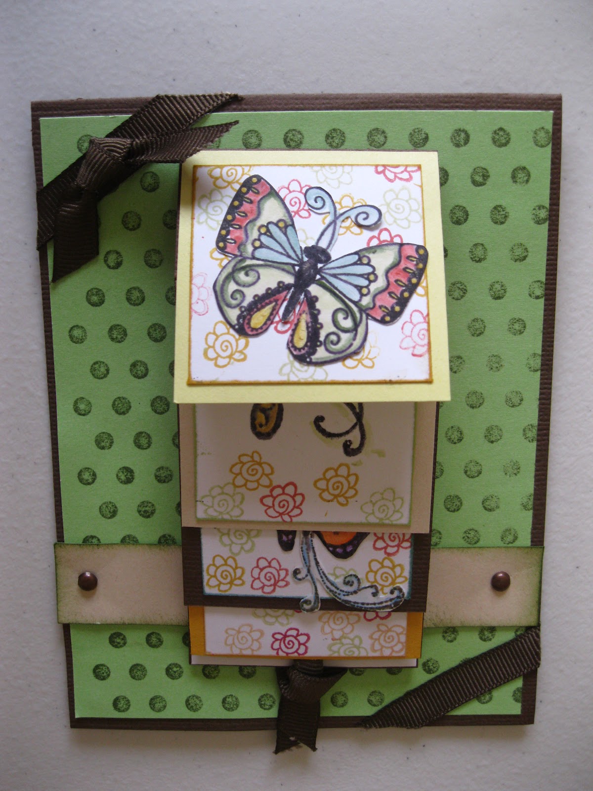 Ames Crafts: Interactive Card #1- Blooms & Wings
