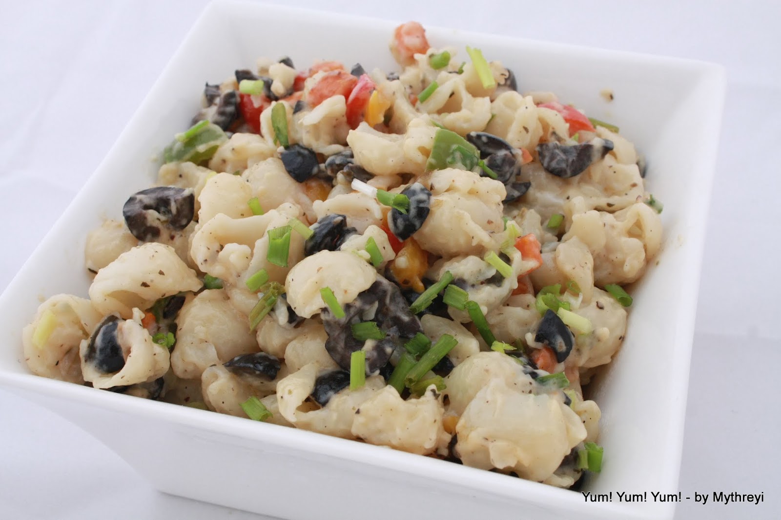 Yum! Yum! Yum!: Creamy Shell Pasta