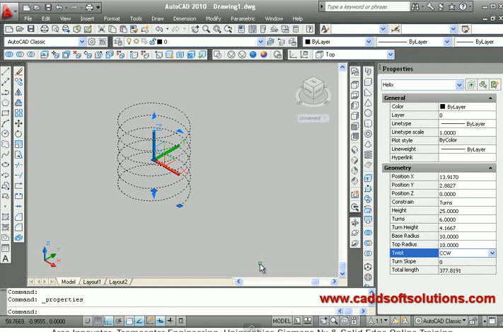 AutoCAD 3D Advanced- Revolve, Sweep, Loft Command, Path, - Graphic Cad ...