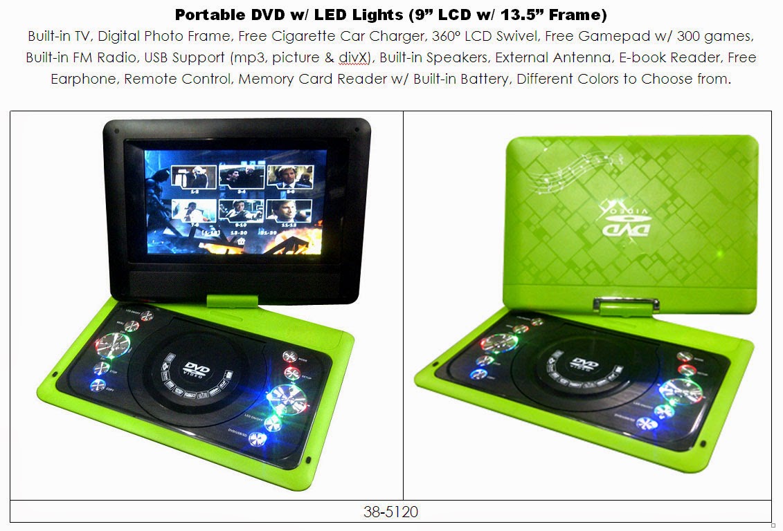 Hug Portable DVD 7" & 9" TFT Player ~ Kent's IT Solution & Technology