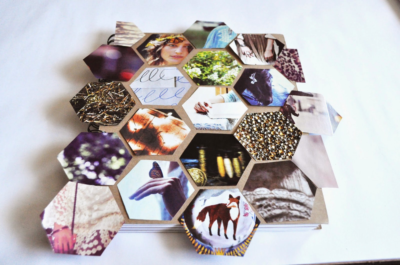 Pie N' the Sky: M A K E :: hexagon notebook