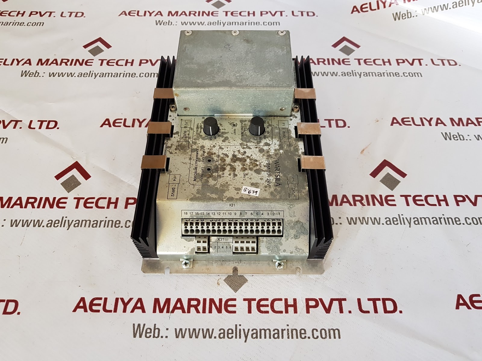 WARTSILA PDM-20/24V DISTRIBUTION MODULE PAAE045082 - Aeliya Marine