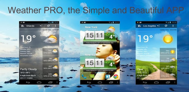 Everything about Android for free: Weather Pro Premium - Android Widgets