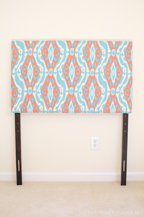 DIY Upholstered Twin Headboards {The Easy Way!}