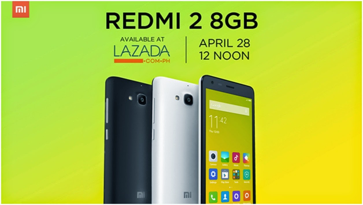 Redmi 2 coming to the Philippines, to debut on Lazada on April 28 for ...