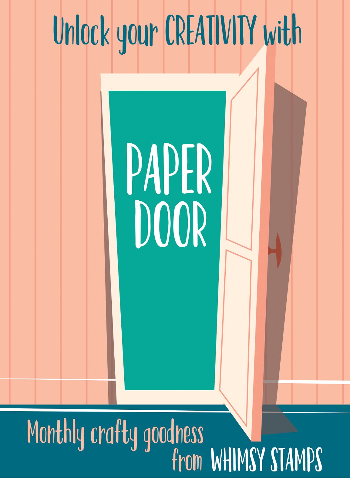 More Panda Butt Paper Door Inspiration - Whimsy Inspirations Blog