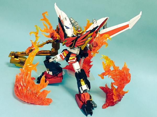 Custom Build: Gundam Kit Bash Brave Command "Super Fire Dagwon"