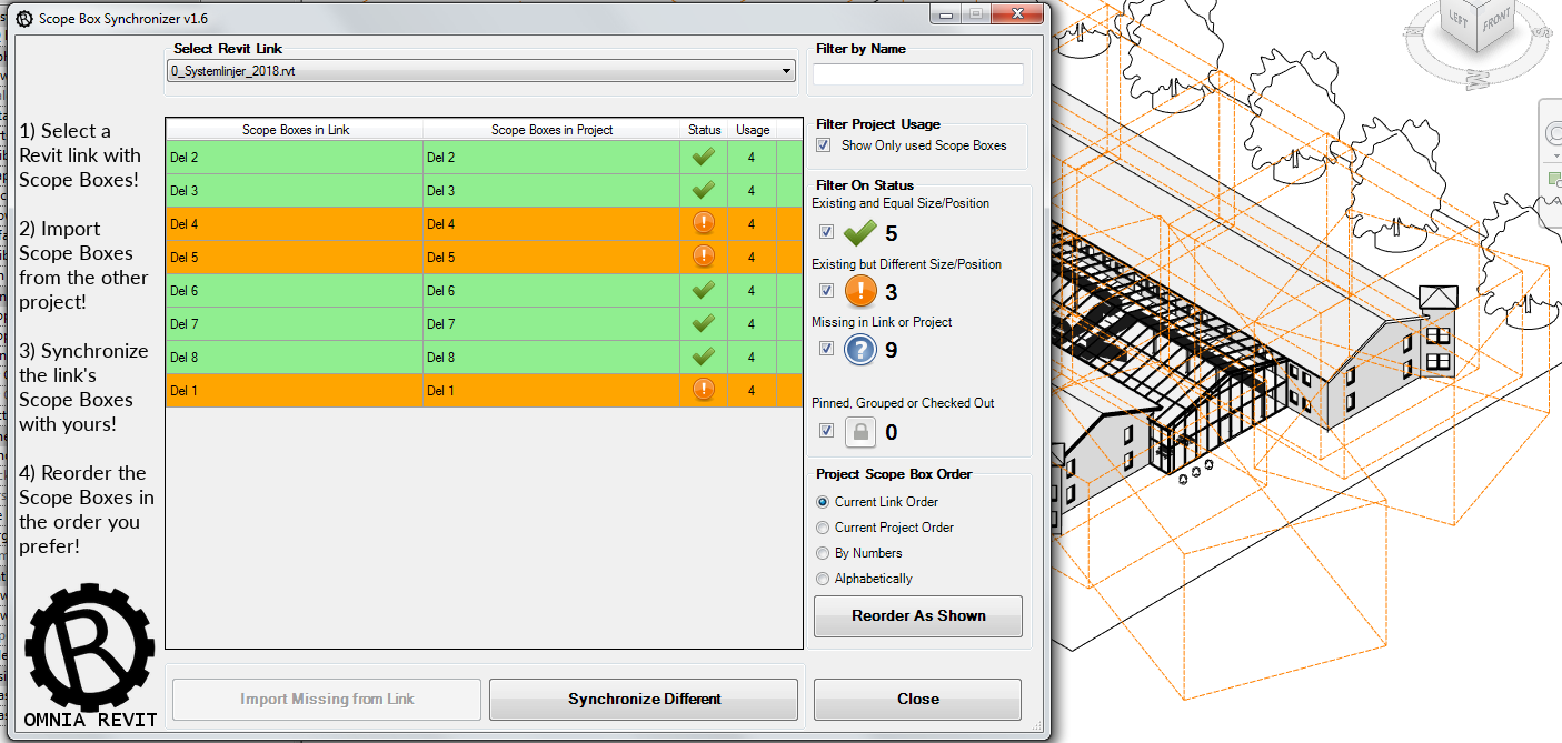 Revit Add-Ons: Scope Box Synchronizer V1.6
