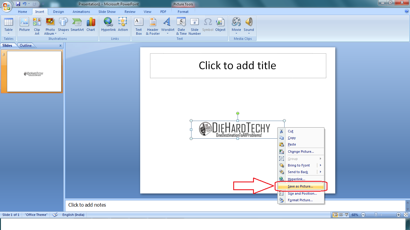 How to save an image from MS word to JPG image file - Tech Me More