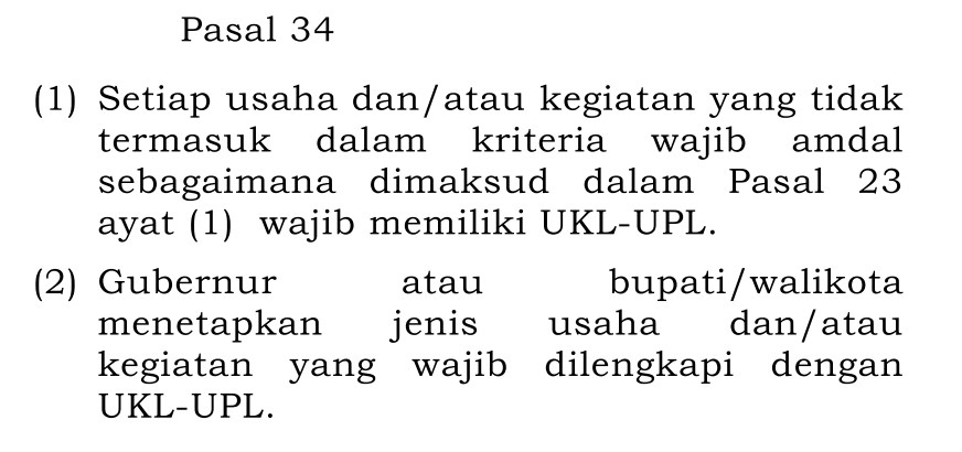IZIN LINGKUNGAN, AMDAL dan UKL UPL - ARTIKEL LHK