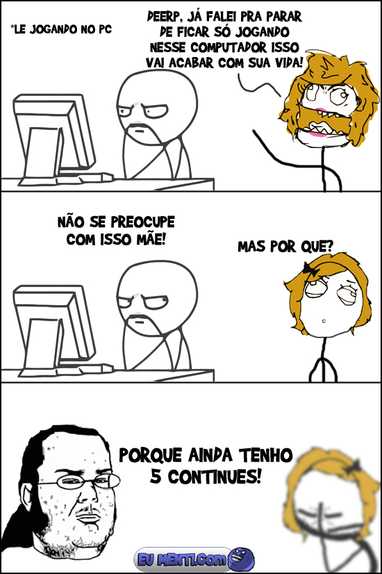 s.o.s memes: Jogando no PC