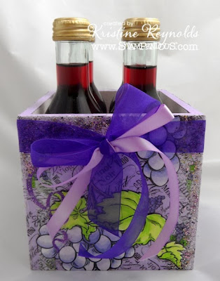 Stamping & Scrapping in California: Jumbo Grape Gift Box