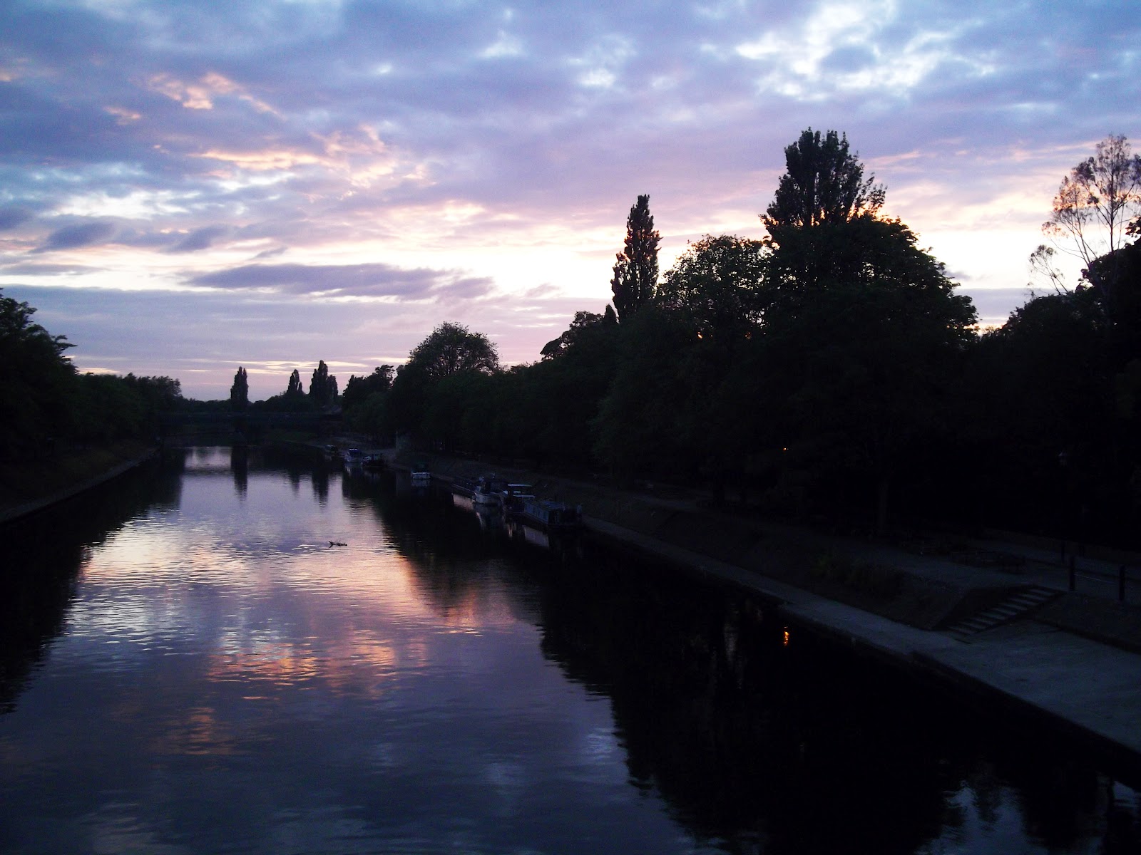 Photoblogger: Atardecer en el río Ouse, York, Inglaterra