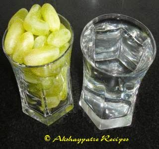 Vidyas Veg Recipes: Drakshi sharbat recipe - How to make grapes sharbat