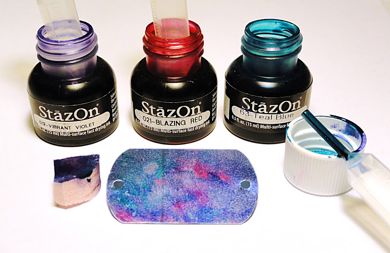 Elizabeth Allan's Art Studio: Metal Tag Bracelet