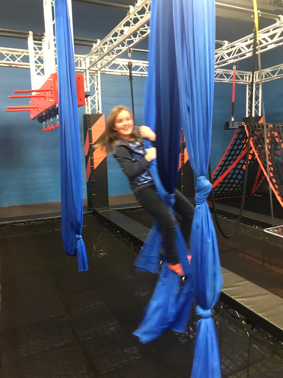 The Miller Family: Ninja course @ sky zone