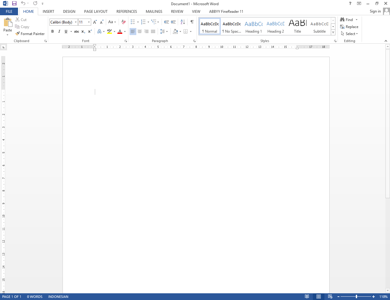 Mengenal Microsoft Office Word 2013