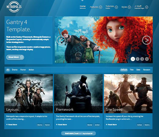 RocketTheme RT Metropolis for Joomla 3.0 & 2.5 ~ Best Free Wordpress ...