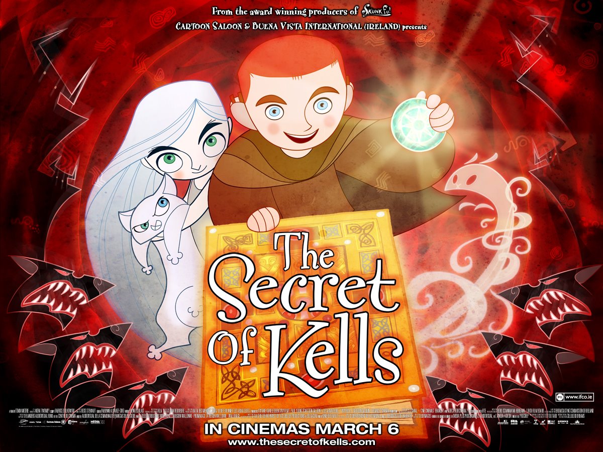 The Geeky Nerfherder: Movie Poster Art: The Secret Of Kells (2010)