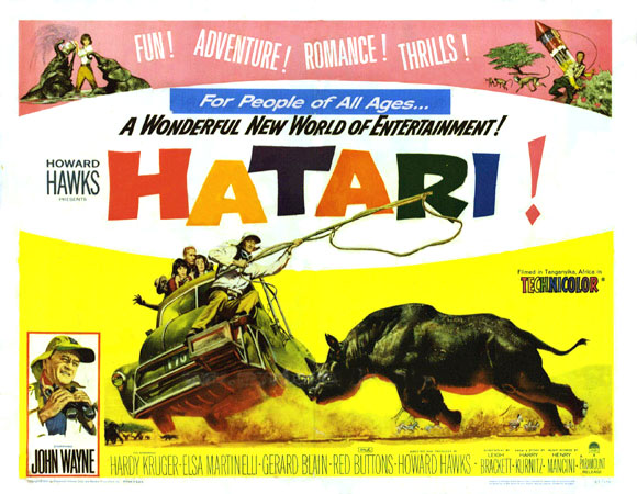 Mike's Movie Projector: Heatwave movies: Hatari!