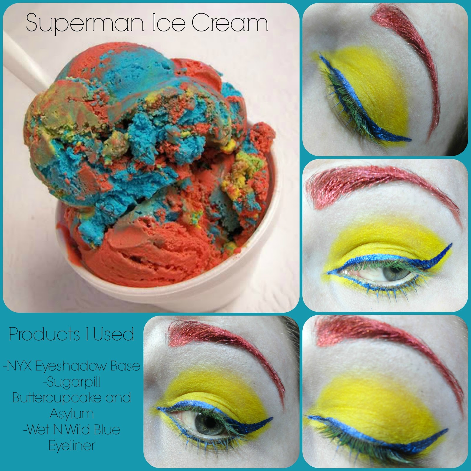 Superman Inspired Makeup