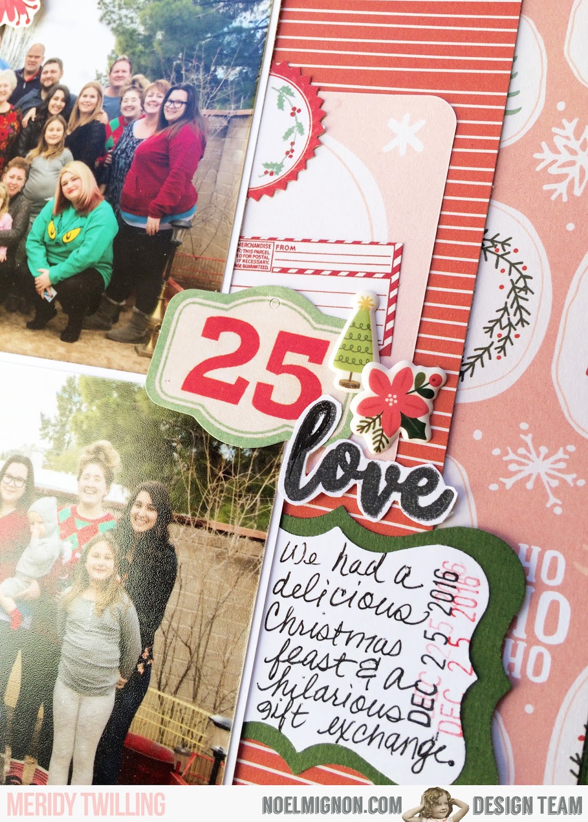 NoelMignon.com Layouts and Projects: {Merry Christmas} Layout with the ...