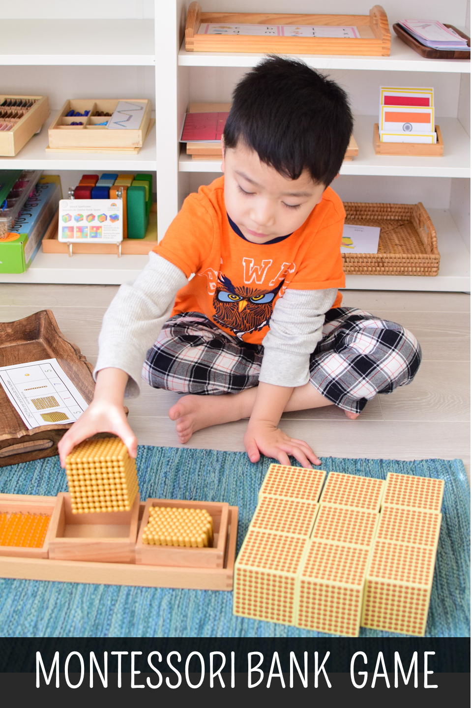 Montessori Golden Beads Bank Game | The Pinay Homeschooler
