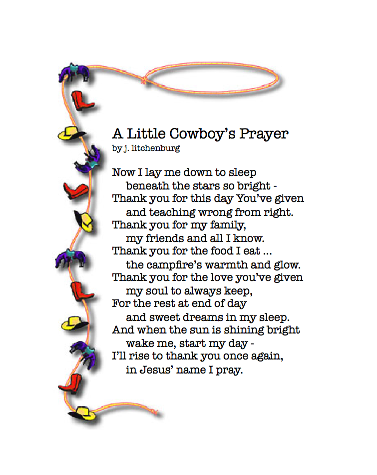 Faith, Family, & Fun 4 Kids: The Little Cowboy's Prayer