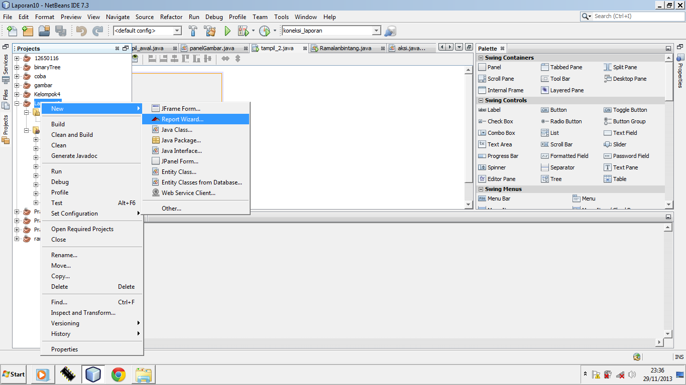 Tutorial Membuat Laporan dengan iReport pada Java Netbeans - Kelas ...