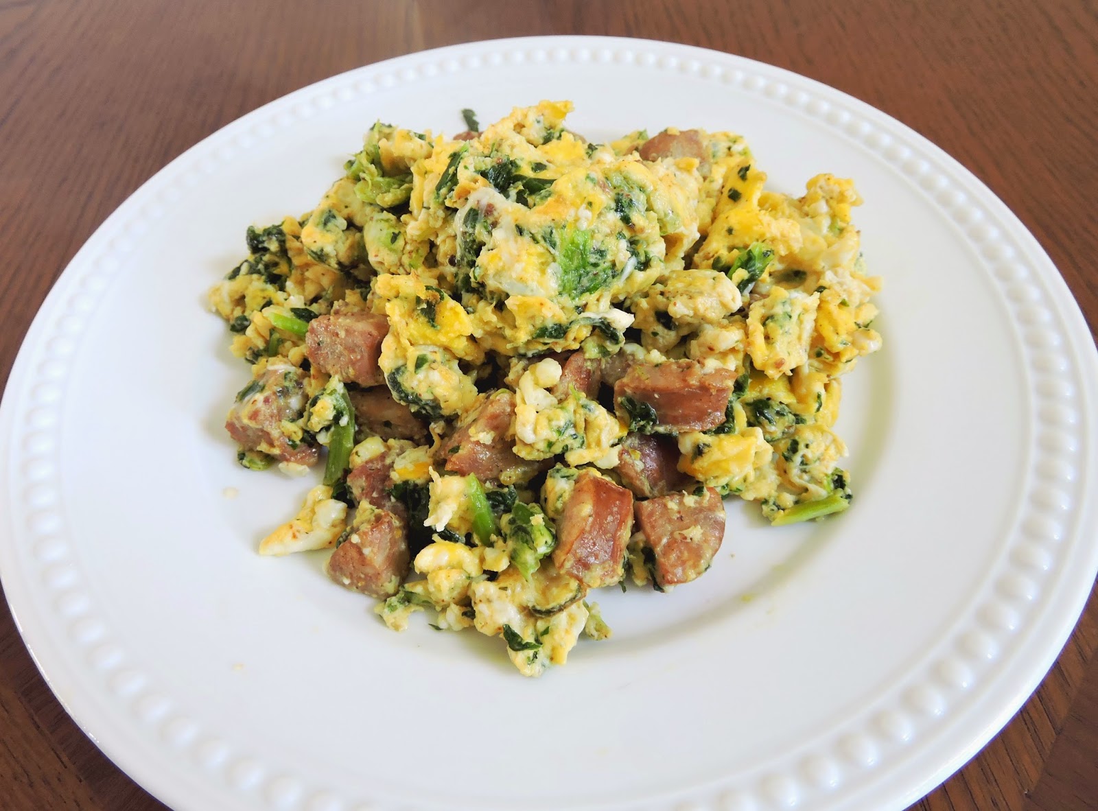 Chorizo & Kale Breakfast Scramble – Just Jessie B