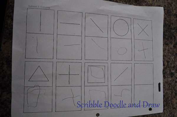 Kindergarten fine motor skills