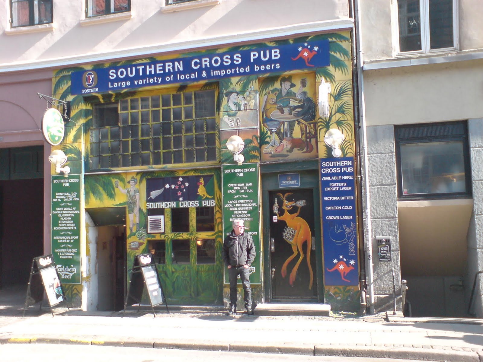 Ølcaféer i Köpenhamn: Southern Cross Pub, Løngangstræde 37