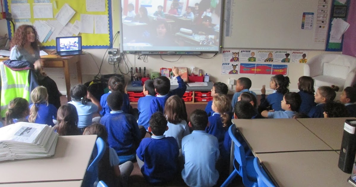 ALMENDROS+CHALGROVE TWIN SCHOOL PROJECT: Year 3 taking part in Skype ...