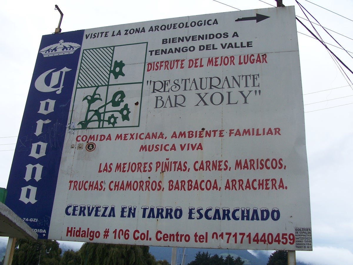 RUTA CHICHINAUTZIN MATLATZINCA: TENANGO DE ARISTA (KM 155)