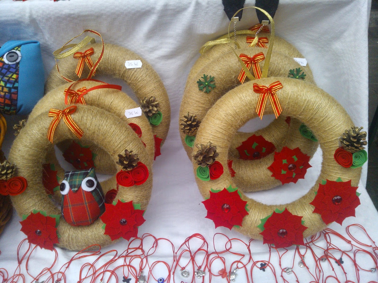 Cristine Handmade: Coronite handmade Craciun