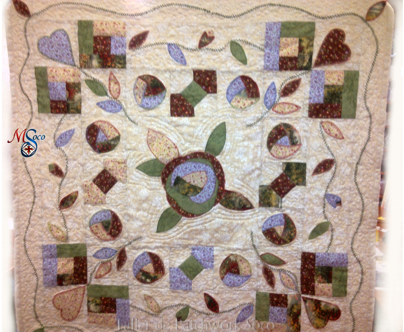 Patchwork Soco: Rosas, margaritas y un blog nuevo!